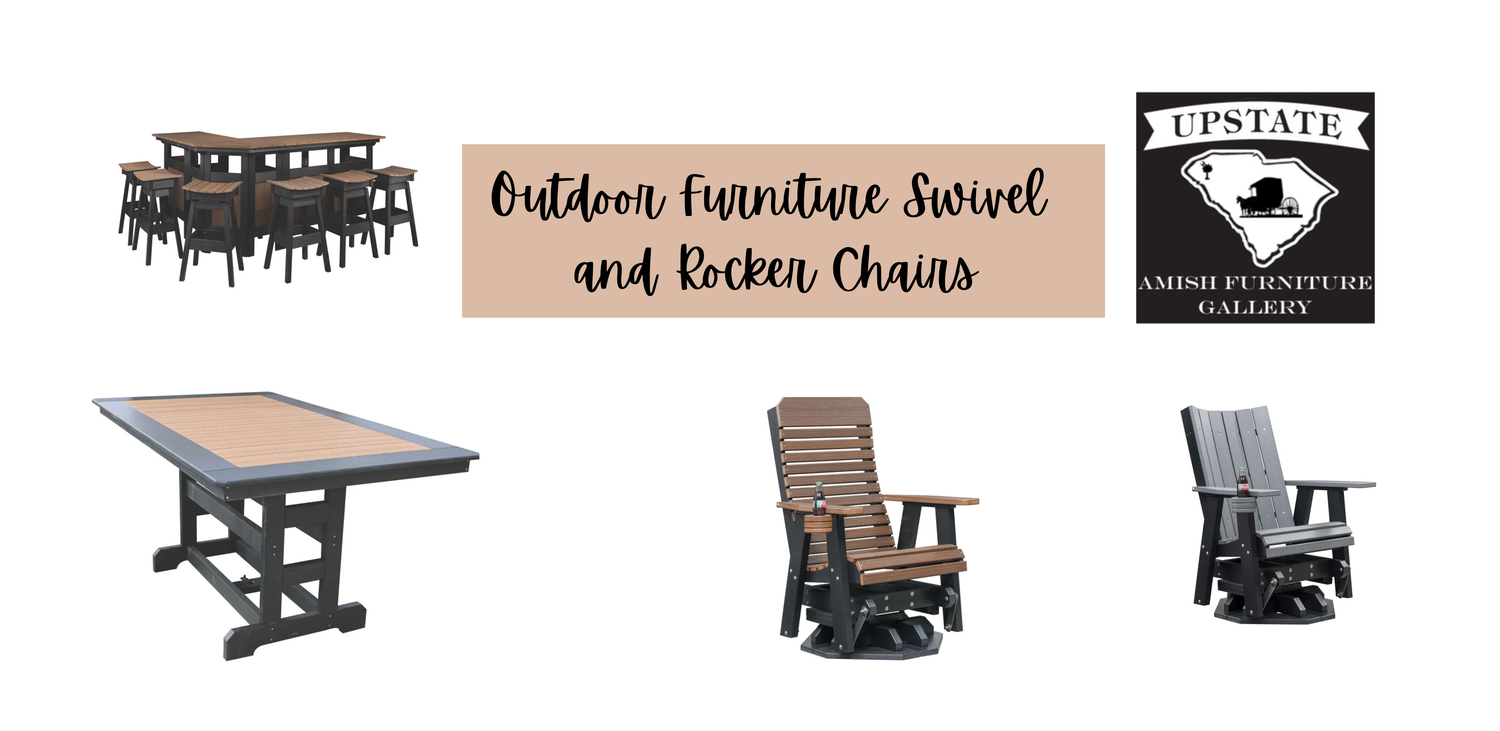 Outdoor Swivel and Rocker Chairs – Upstate Amish Furniture
