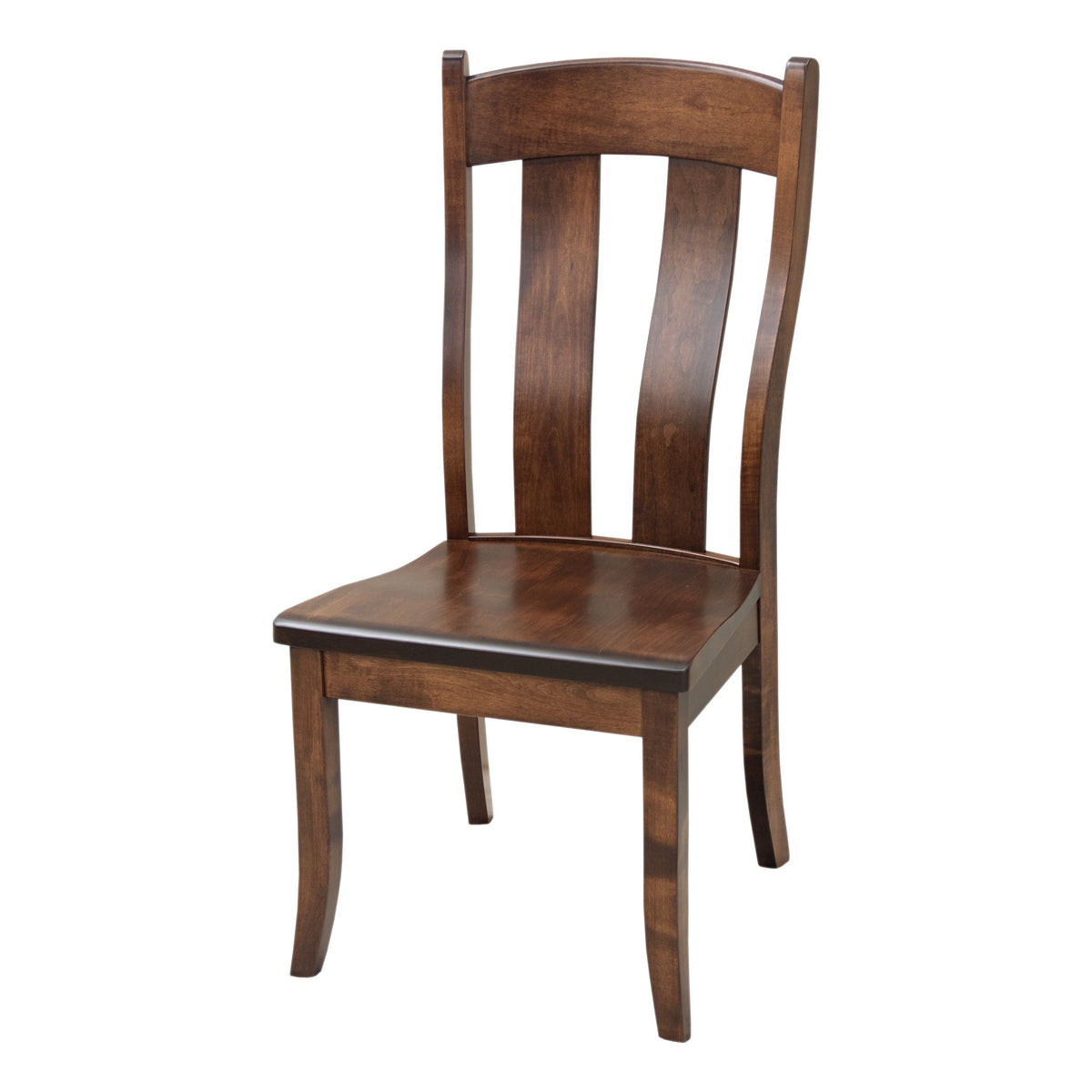 Austin Solid Maple Wood Side Chair – Upstate Amish Furniture