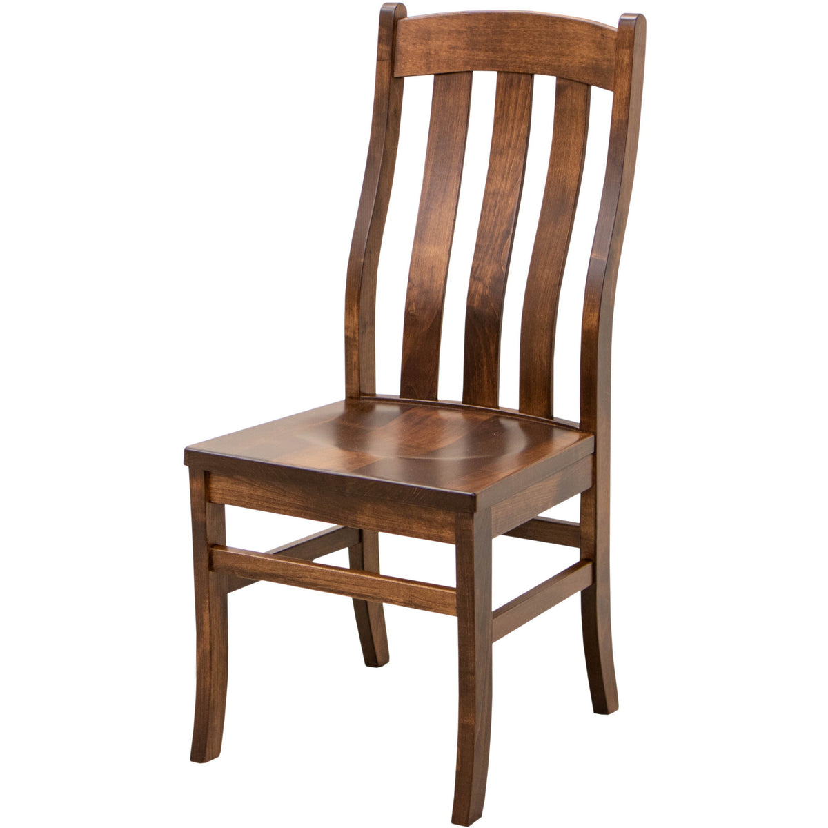 Fostoria Solid Maple Wood Side Dining Chair in Asbury Brown – Upstate ...