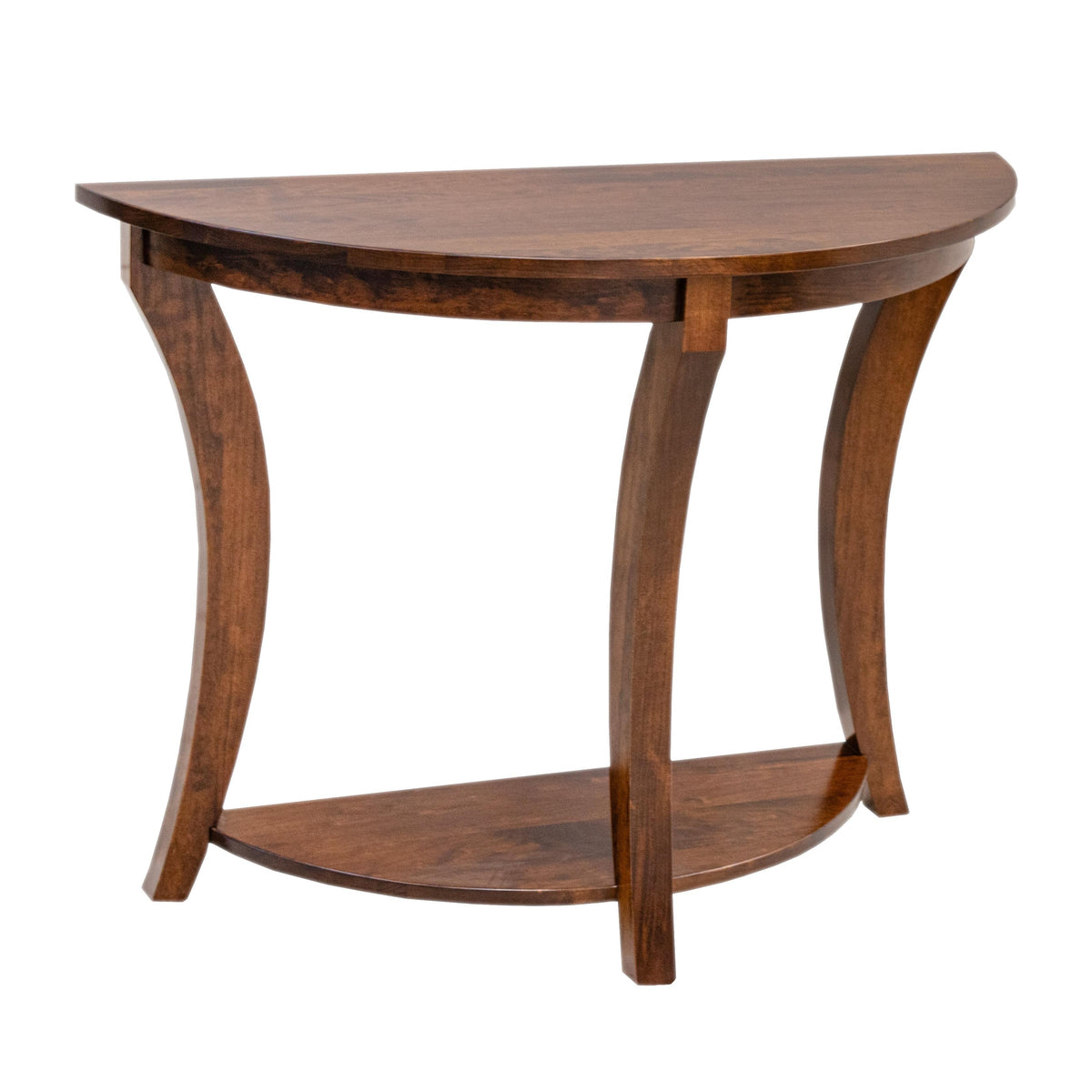 Half Moon Solid Cherry Wood Foyer Table – Upstate Amish Furniture