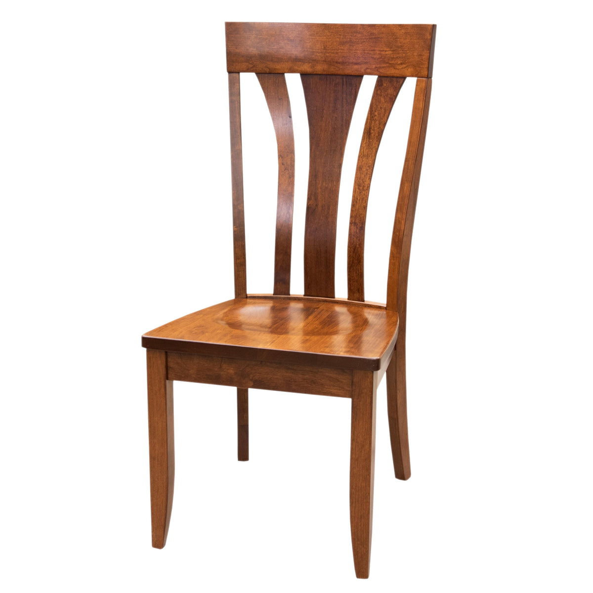 Hudson Solid Cherry Wood Side Dining Chair in Cherry Color – Upstate ...