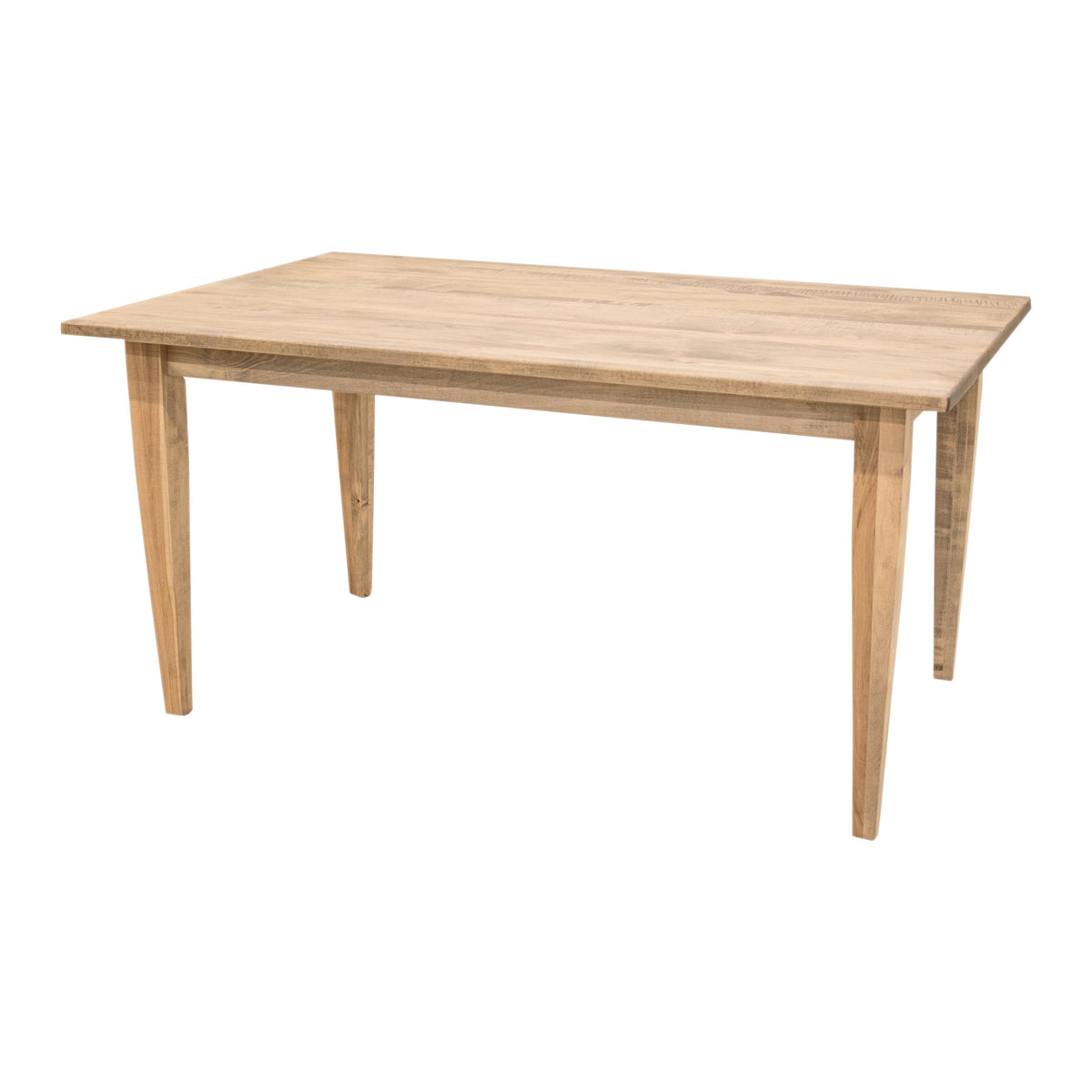 Shaker Mid Century Solid Maple Wood Dining Table in Sand Color ...