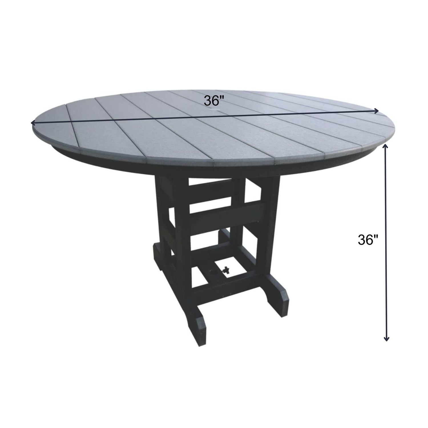 Outdoor Poly Round Counter Table-P – Upstate Amish Furniture