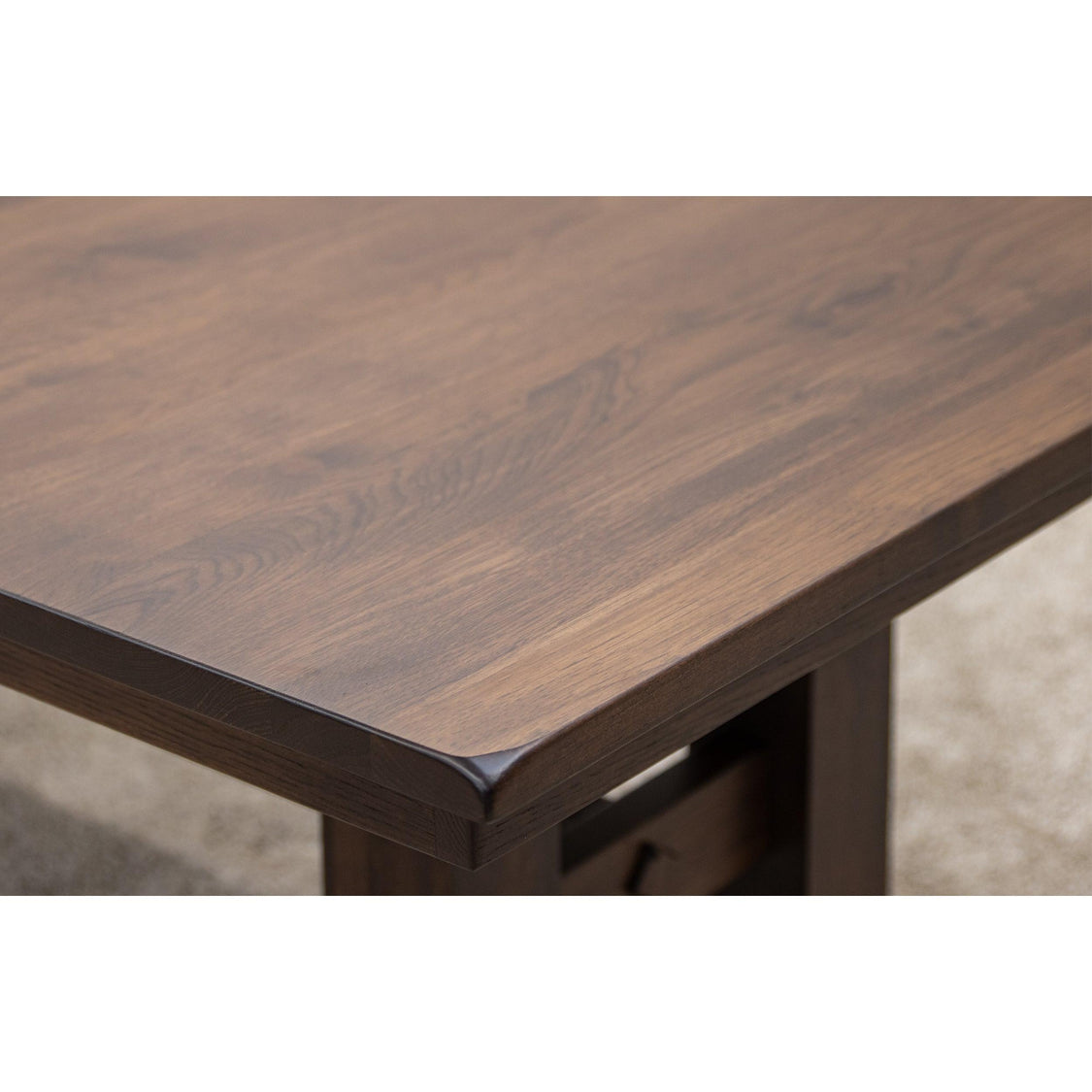 Rowan Hickory Wood Dining Table – Upstate Amish Furniture