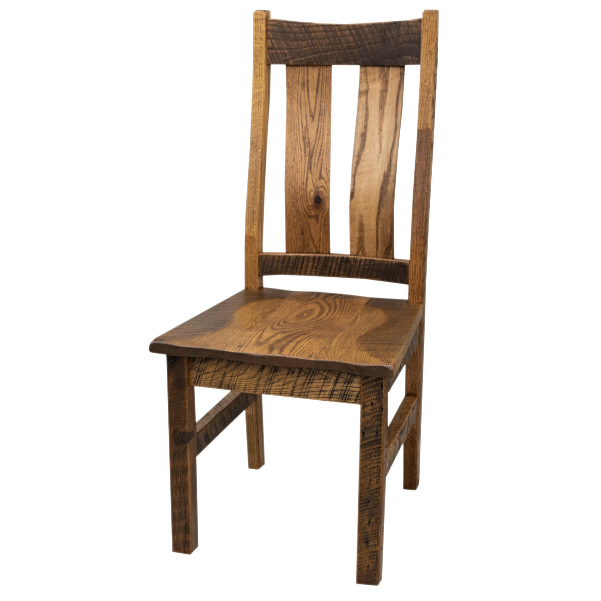 Timberland Rustic Reclaimed Barnwood Side Dining Chair – Upstate Amish ...